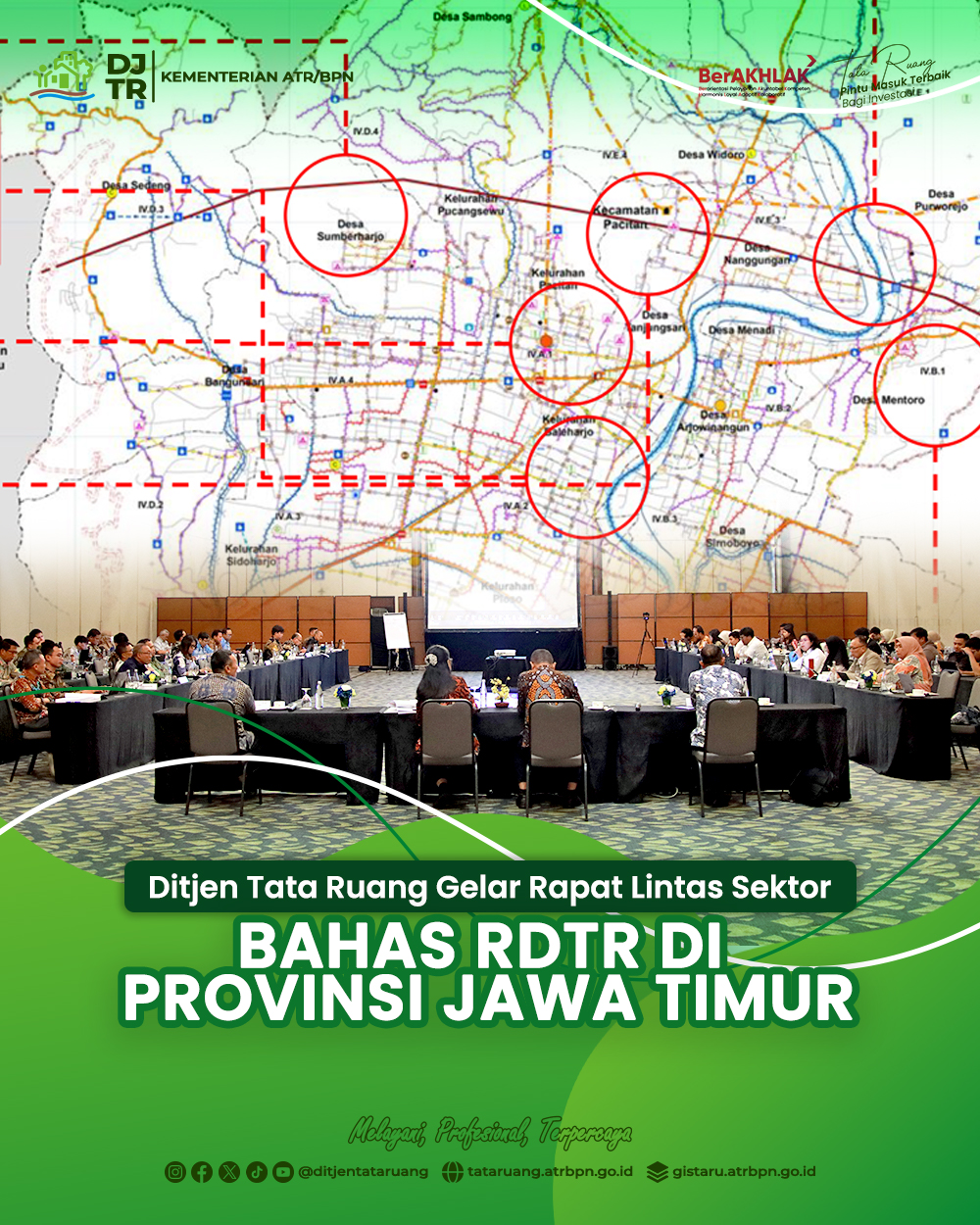 Ditjen Tata Ruang Gelar Rapat Lintas Sektor : Bahas RDTR di Provinsi ...